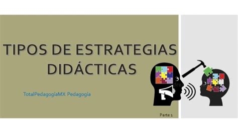 ¿cuáles Son Los Tipos De Estrategias Didácticas Escuela Particular