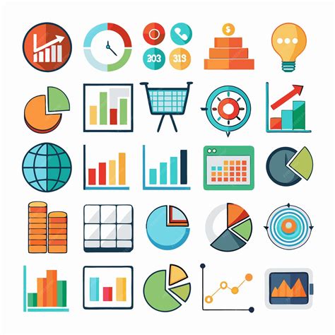 Premium Vector Business And Analytics Icons Comprehensive Set For