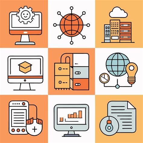 Premium Vector Comprehensive It Solutions Icons Cloud Computing Data