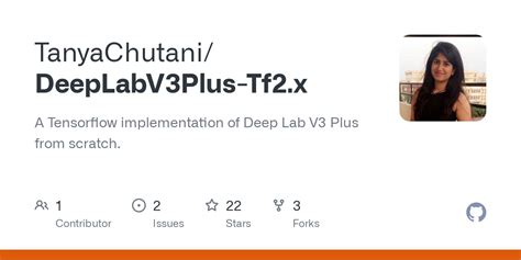 Github Tanyachutanideeplabv3plus Tf2x A Tensorflow Implementation