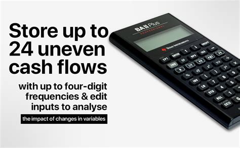 Texas Instruments BA II Plus Professional Calculator Prompt 10 Digit