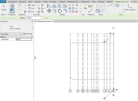 Tutorial Grids Learning Revit Online
