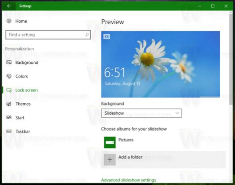 Change Lock Screen Slideshow Duration In Windows