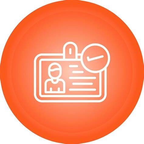 Id Verification Vector Icon 27033868 Vector Art At Vecteezy