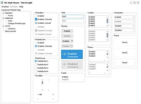 Delphistyles Vcl Style Flatuilight