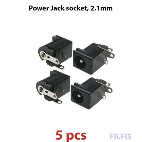 Power Jack Socket 21mm Connector Bd