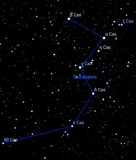 La Costellazione Di Cassiopea Coelum Astronomia