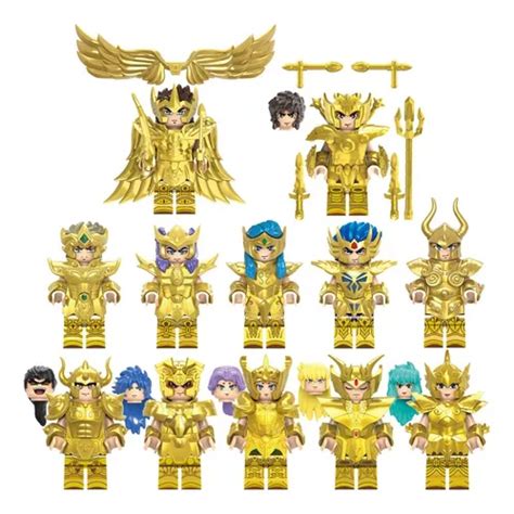 Figuras Caballeros Del Zodiaco Set De 12 Piezas Saint Seiya MercadoLibre