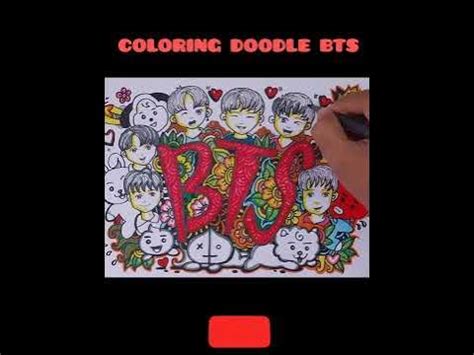 How To Coloring Doodle Bts Shortvideo Shorts Youtube