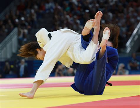 画像・写真：一本勝ちした阿部詩 パリ五輪：時事ドットコム