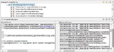 The Refactoring Preview Window For The Adaptation Of The Client Proxy