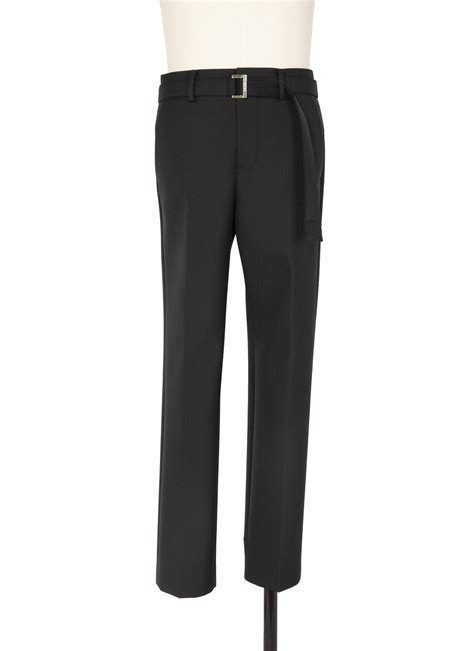 Suiting Bonding Pants Sacai Official Store サカイ オフィシャル