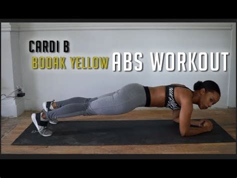 Cardi B Bodak Yellow Abs Workout Youtube