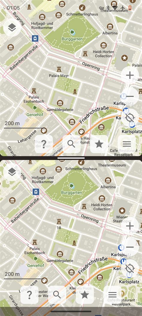 Android Buttons Are Not Centered In Split Screen · Issue 3953 · Organicmapsorganicmaps · Github