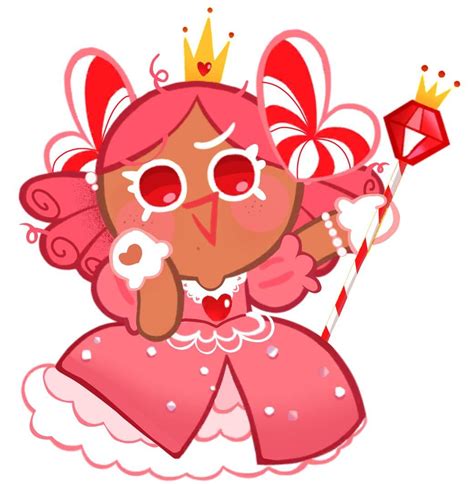 Recolor And Slight Redesign For Princess And Strawberry Crepe Cookie