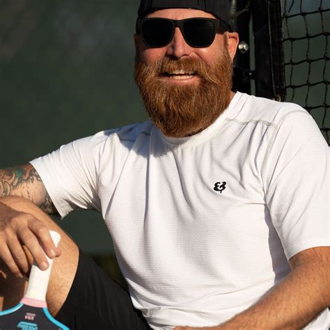 Baller Performance Tee White Bread And Butter Pickleball Company