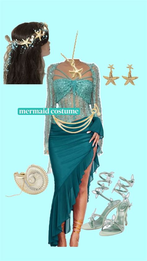 Mermaid Costume Idea Mermaid Halloween Costumes Mermaid Costume