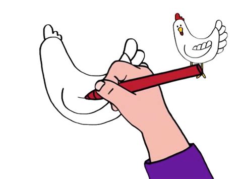 Comment Dessiner Une Poule Dessin Comment Dessiner Poule Dessin