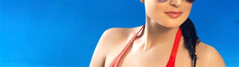 7680x2160 Ameesha Patel In Red Sexy Wallpaper 7680x2160 Resolution