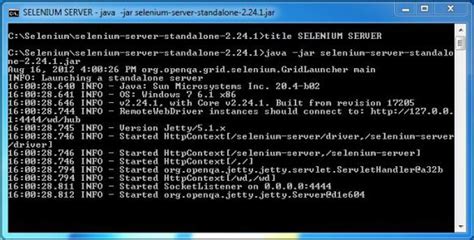Selenium Server Testersworld