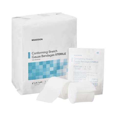 Mckesson Conforming Stretch Gauze Bandages Sterile 2 In X 41 Yd 12