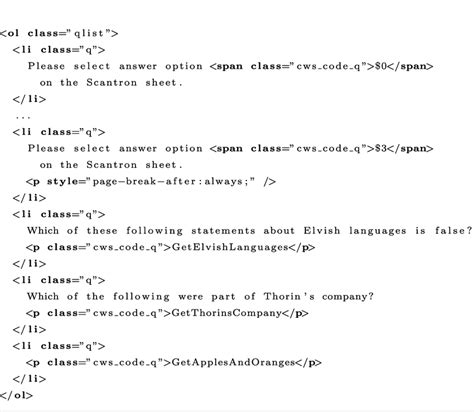 Sample HTML Template Partial Download Scientific Diagram