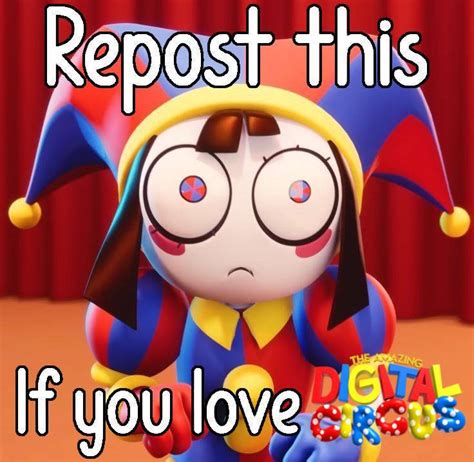 Repost This Dont Make Pomni Sad By Alditoquerido On Deviantart