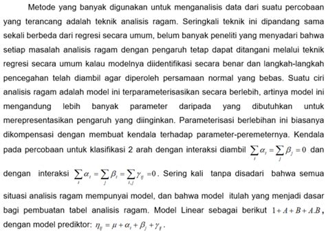 Analisis Model Two Way Cross Classification Binus University Malang