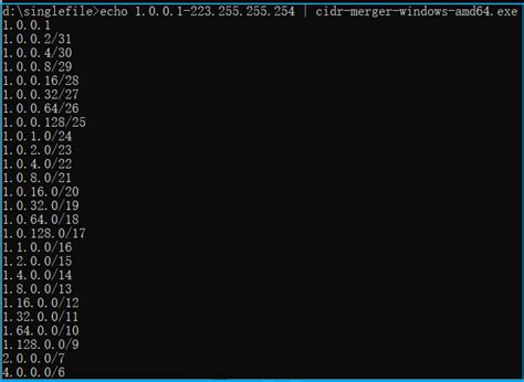 IP地址段分解与合并 墨天轮
