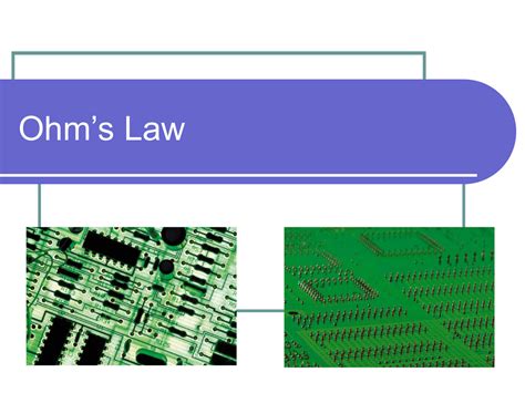 Ohms Law Powerpoint Presentation