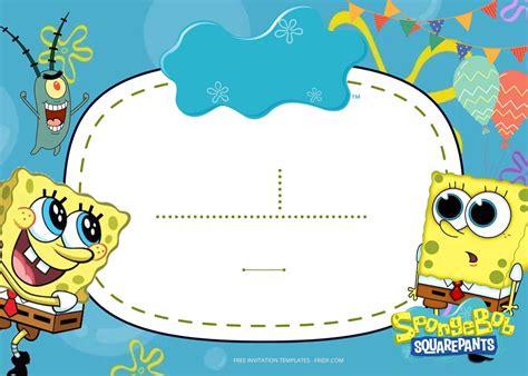 FREE 11 SpongeBob SquarePants Birthday Invitation Templates