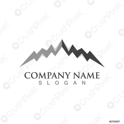 Logotipo De Icono De Montaña Vector De Stock 2765957 Crushpixel