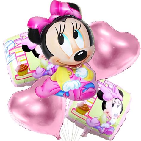 ZESTAW BALONÓW Urodziny MYSZKA MINNIE MINI Party 9788785554543 Cena