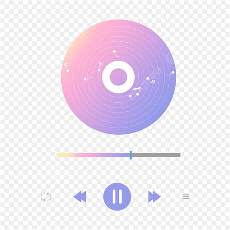 音樂播放器漸變光盤音符 音樂 隊員 漸變色素材圖案，psd和png圖片免費下載