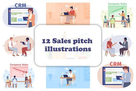 Premium Sales Oriented Company Illustration Pack From People Illustrations