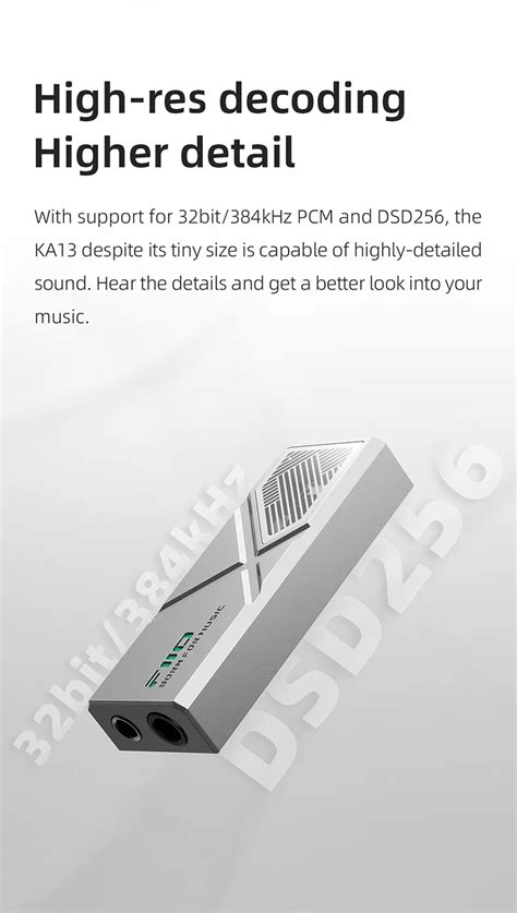 Portable Dac And Headphone Amplifier Fiio Ka13 Audio Line