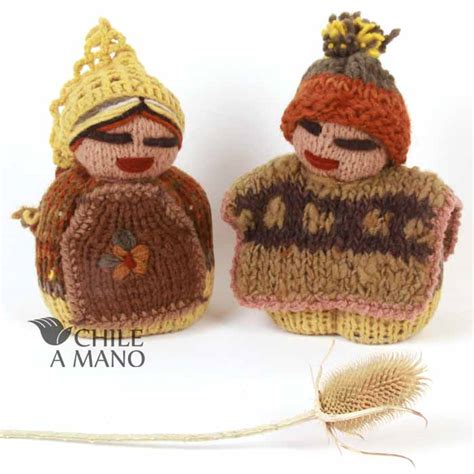 Pareja De Muñecos Chilotes Chile A Mano