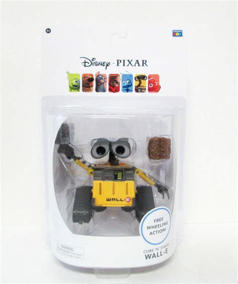 Wall E Cube N Stack Disney Pixar Action Figure W Free Wheeling Action Thinkway 1833380295