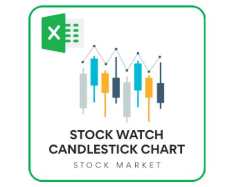 Candlestick Chart Excel Template Stock Market Etsy
