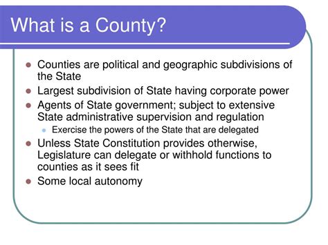 PPT County Structure And Powers PowerPoint Presentation Free