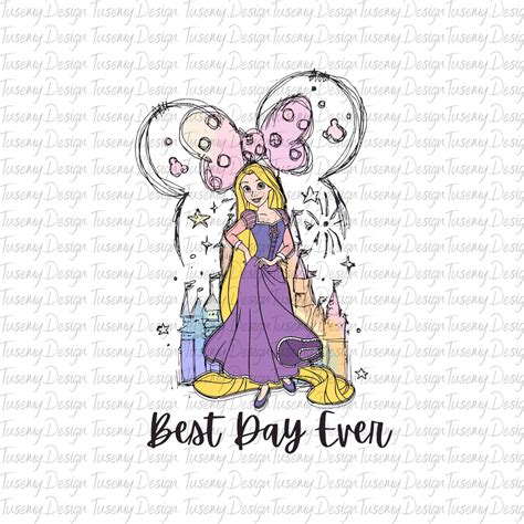 Disney Princess Rapunzel Best Day Ever Png Tangled Rapunzel Png