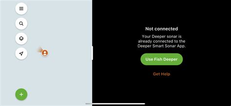 Deeper Sonar Is Already Connected To The Deeper Smart Sonar App Error