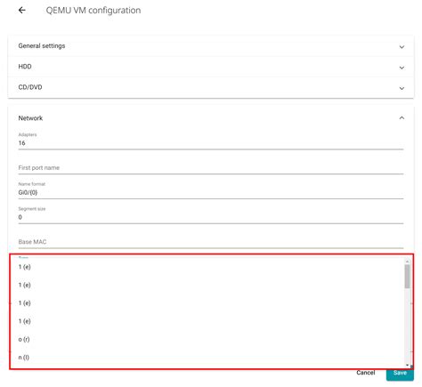 Cannot Change Network Card Type On Qemu VM Templates From Web UI Issue GNS Gns Web