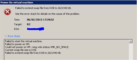 Solved VMware Virtual Machine Failing Experts Exchange
