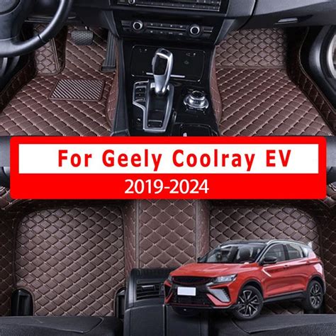 Коврики в салон автомобиля For Geely Coolray EV 2019-2024, цвет ...