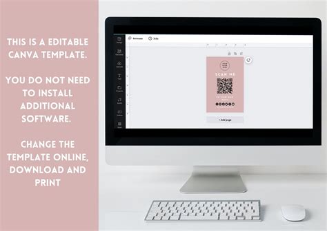 Scan To View Our Menu Sign Menu QR Code Sign Modern Menu QR Code Scan To Order Elegant