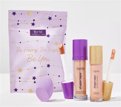 Tarte Super Size Shape Tape Complexion Trio With Bag