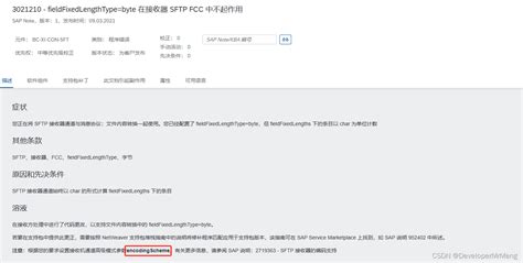 Sap Pipo Sftp适配器解析文件或生成文件时编码转换及字节长度问题sap Pi File Adapter Csdn博客