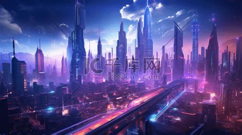 科技插画 科技配图 千库网