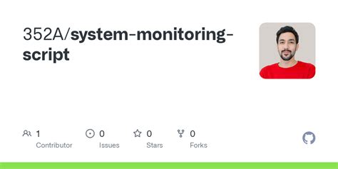 Github 352asystem Monitoring Script